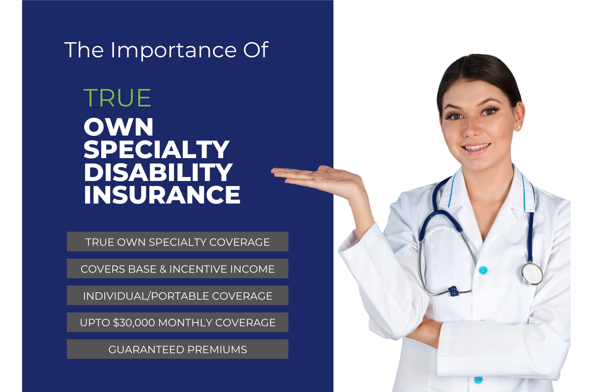 What Is True Own Specialty Disability Insurance InsuranceMD